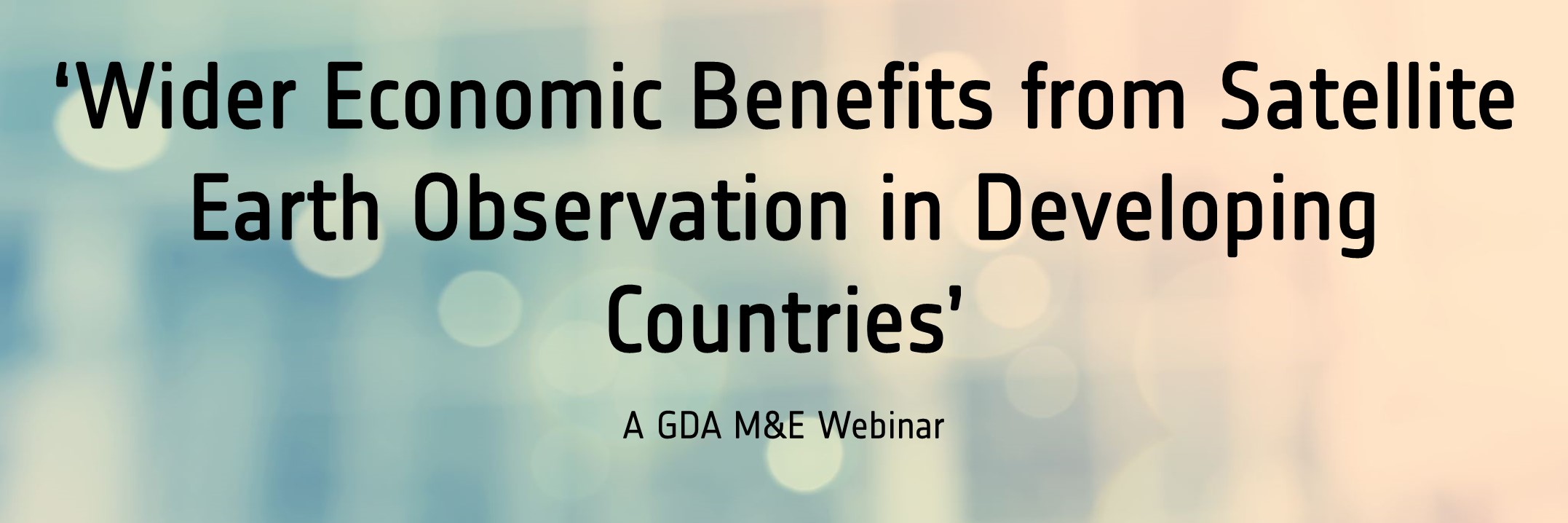 [VIDEO] ‘Wider Economic Benefits from Satellite EO in Developing ...