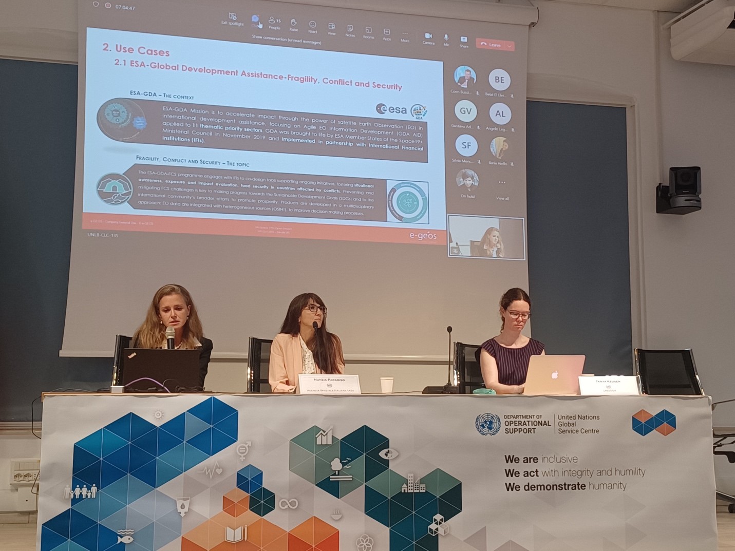 GDA at UN-Space | GLOBAL DEVELOPMENT ASSISTANCE